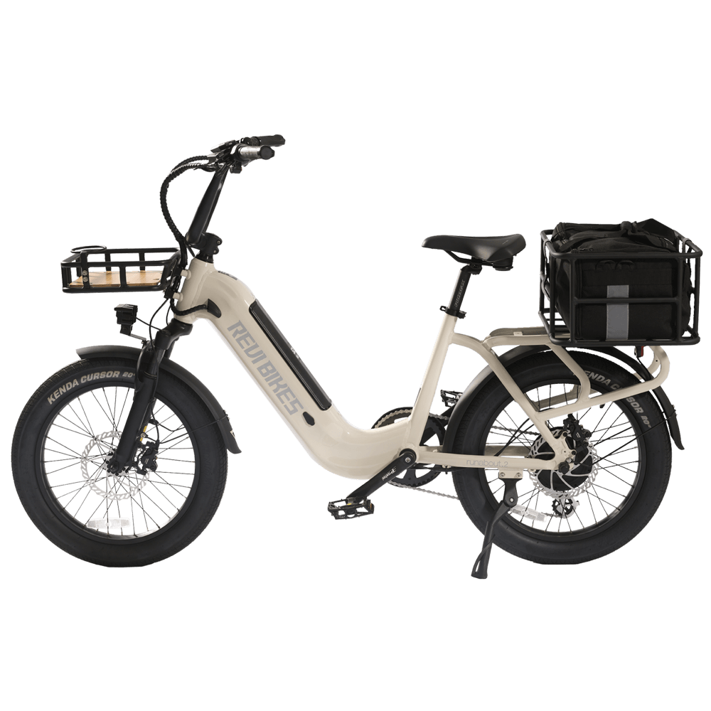 Revi Bikes Runabout.2 Step Through 750W 52V Cargo Electric Bike - Zoom ...