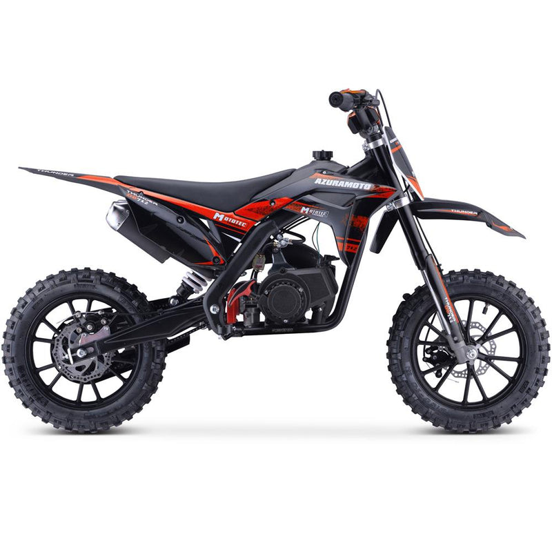 MotoTec Thunder 50cc 2.4HP 2 Stroke Kids Gas Powered Dirt Bike - Zoom ...
