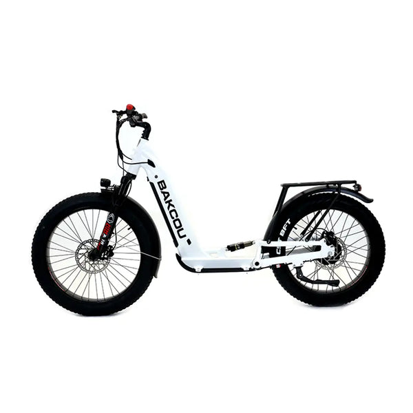 Bakcou Grizzly 1000W 48V Fat Tire Electric Scooter - Zoom Electric Bikes