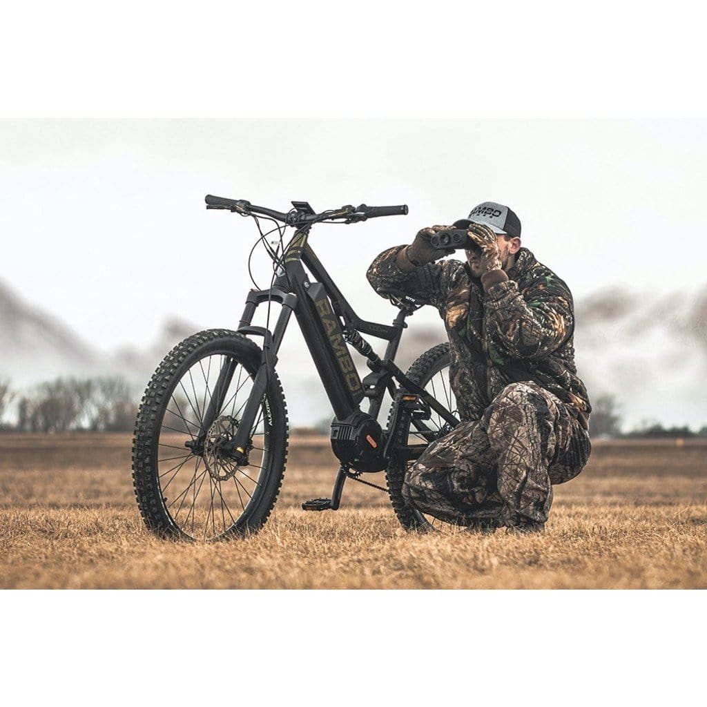 RAMBO The Rampage 1000W 48V Full Suspension Cruiser Electric Bike ...