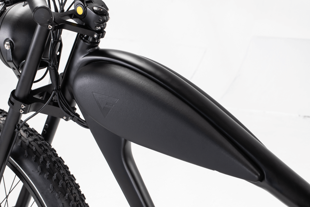 Revi Bikes Cheetah PLUS Café Racer 750W 48V 17.5Ah Fat Tire Cruiser El ...