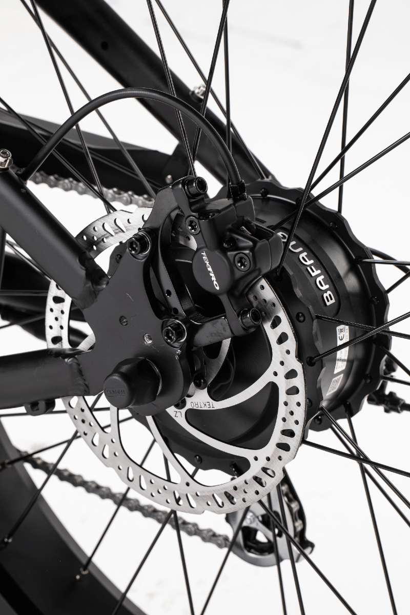 Revi Bikes Cheetah PLUS Café Racer 750W 48V 17.5Ah Fat Tire Cruiser El ...
