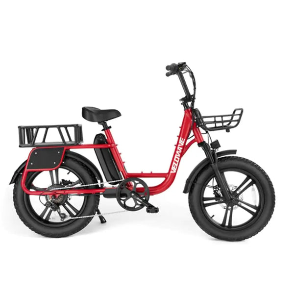 Velowave Front and Rear Basket for Prado S Fat Tire Electric Bike (+$1 ...