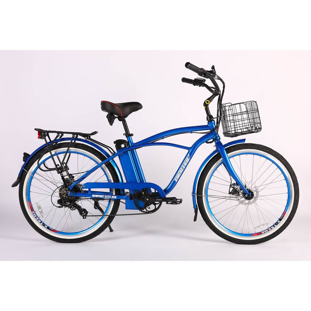 X-Treme Newport Elite Max 36V 350W Beach Cruiser Electric Bike - Zoom ...